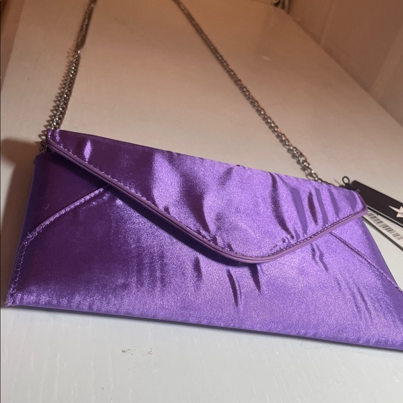 Prima Donna | Bags | Prima Donna Purple Satin Bag With Chain The Viola ...